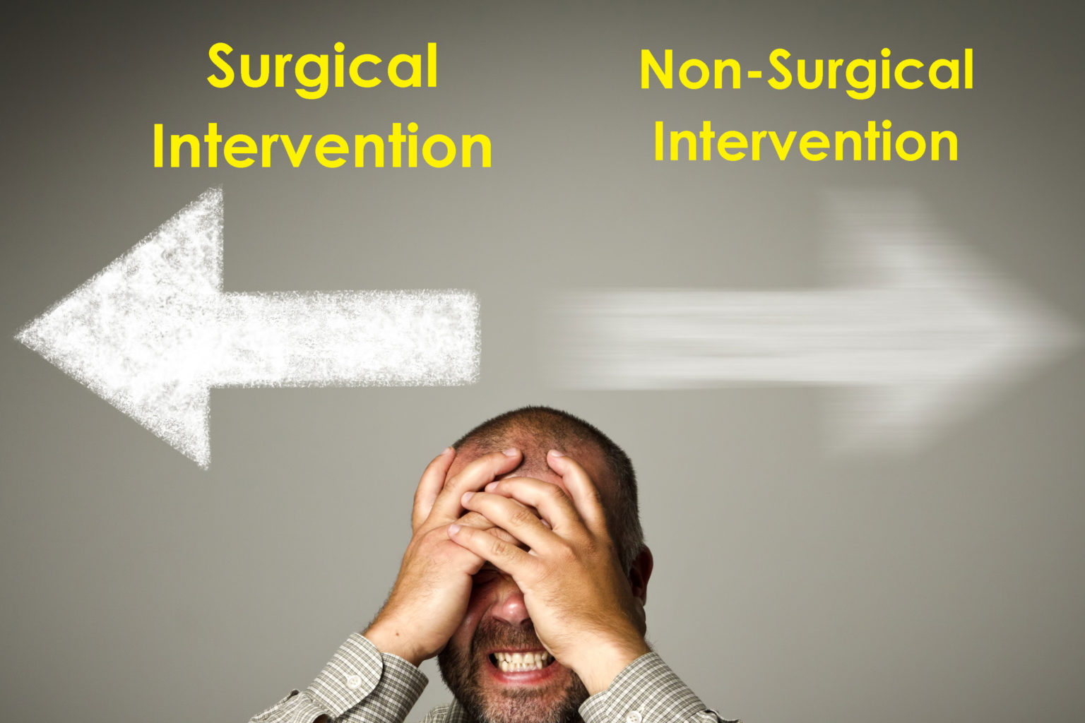 Surgery vs non-surgical intervention -Decision for musculoskeletal pain ...