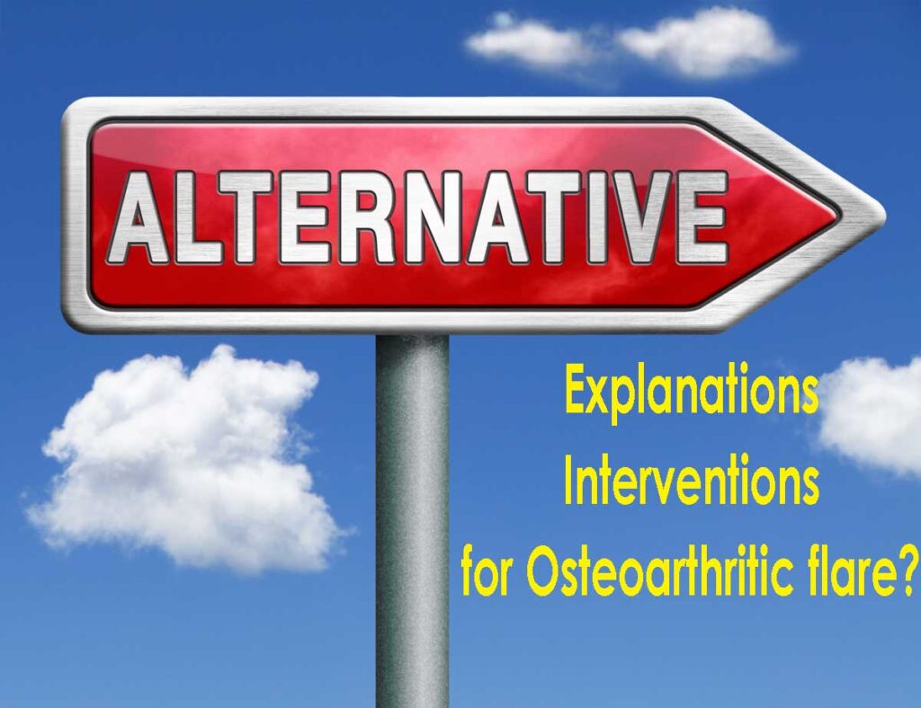 How does the natural progression of osteoarthritis influence the ...