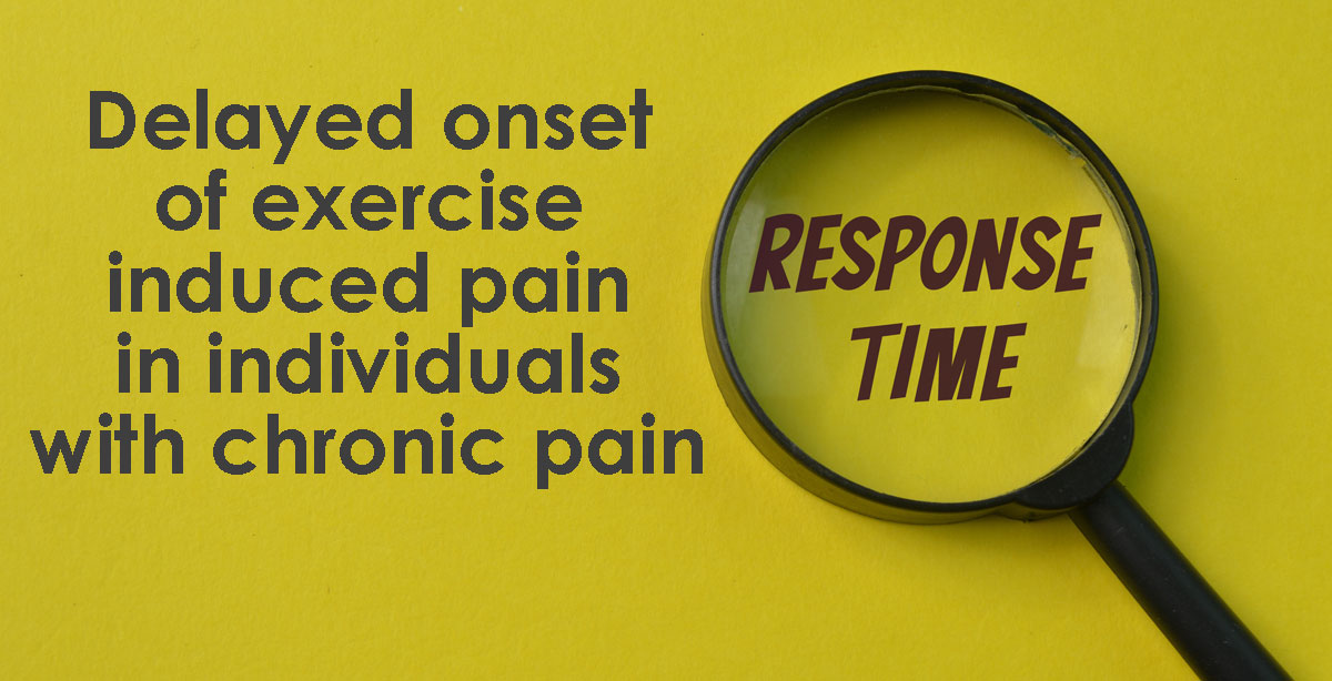Understanding Delayed-Onset Exercise-Induced Pain in Individuals with ...